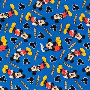 Disney | Other | Three Disney Mickey Mouse Cotton Fabrics New | Poshmark